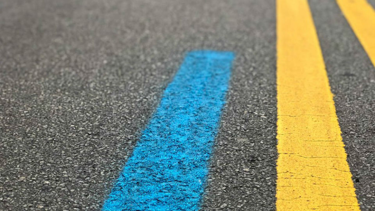 Maratón de Chicago: Qué significa la línea azul en ciertas calles ...