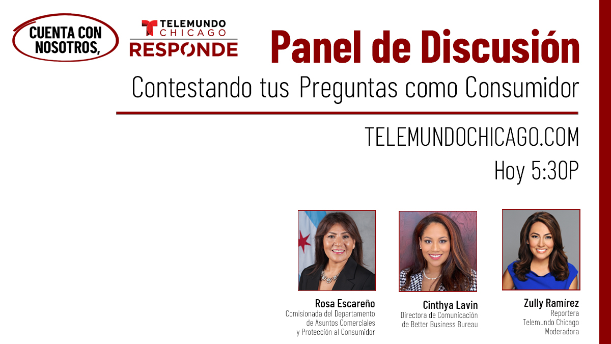 Panel Virtual: Responde al consumidor – Telemundo Chicago