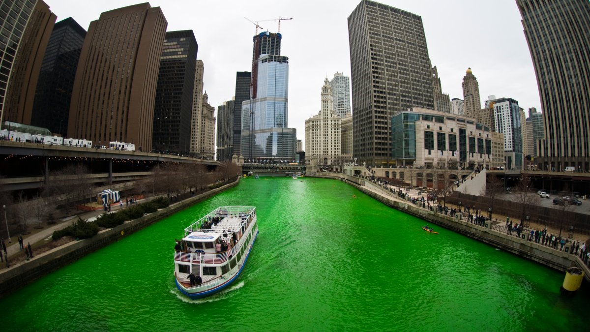 El río Chicago se teñirá de verde, así estará el tiempo el sábado ...