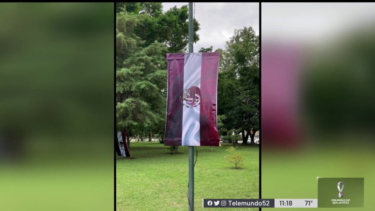 México: cambian color de la bandera por el guinda de Morena – Telemundo ...