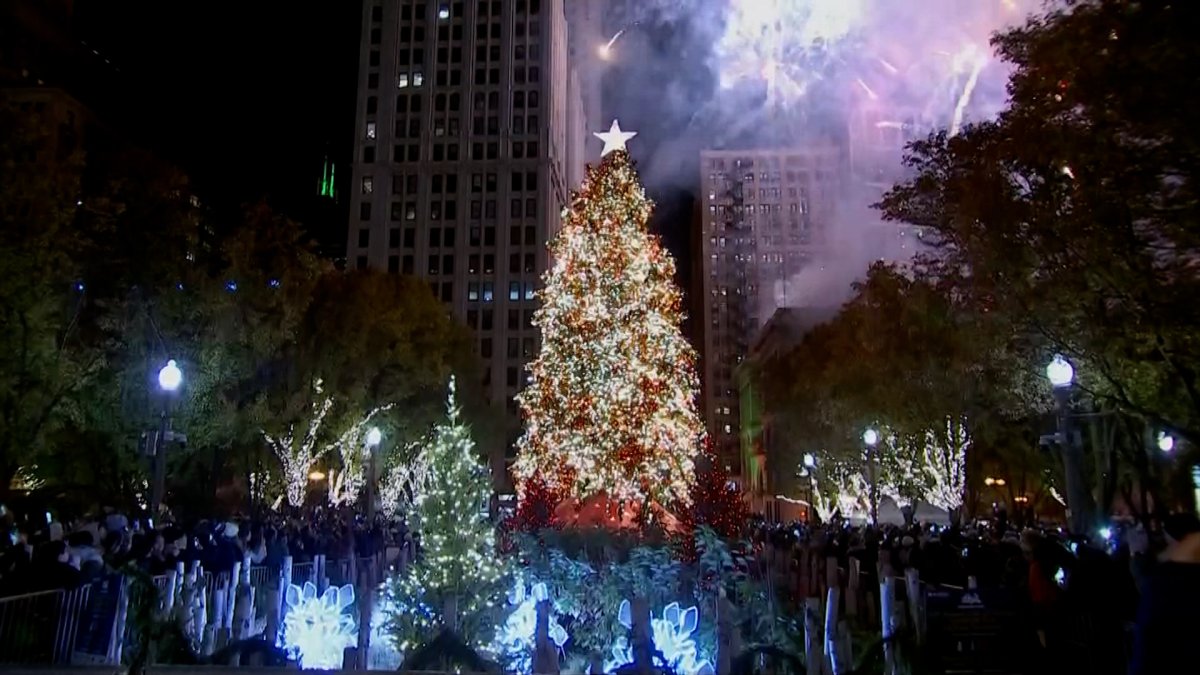 Iluminación del árbol de Navidad Chicago 2023 – Telemundo Chicago