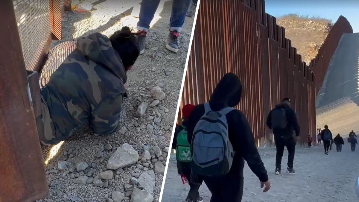 Arizona: imágenes exclusivas de cruce masivo de migrantes en Sásabe ...