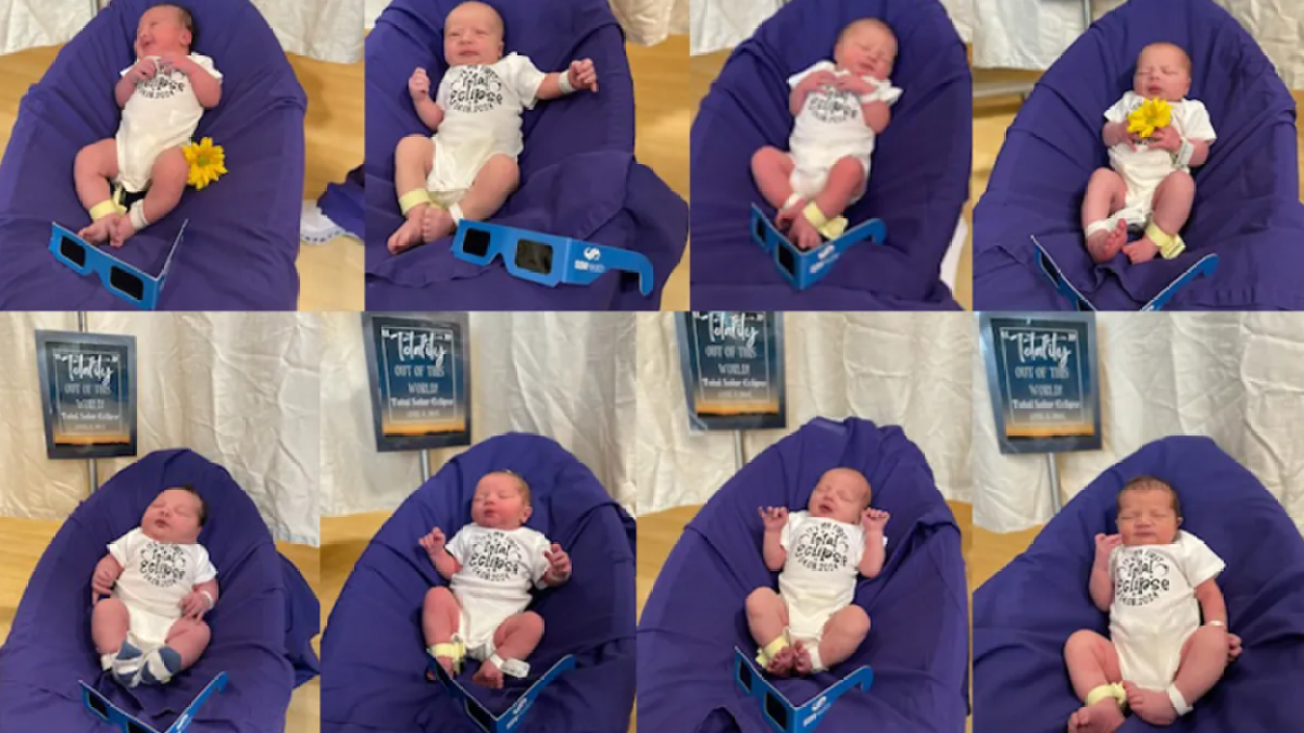 Ocho bebés nacieron el día del eclipse solar en hospital de Illinois ...