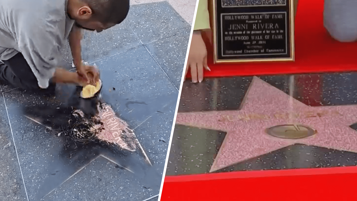 Vandalizan estrella de Jenni Rivera Hollywood – Telemundo Chicago