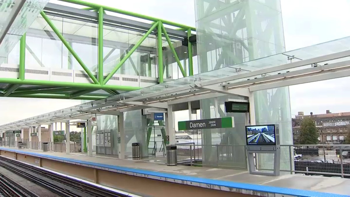 Inauguran nueva estación de la CTA de la Línea Verde en Damen – Telemundo Chicago
