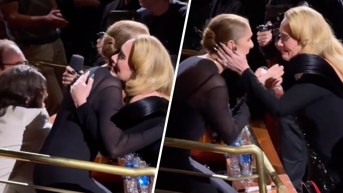 Adele y Céline Dion se abrazan en concierto en Las Vegas – Telemundo ...