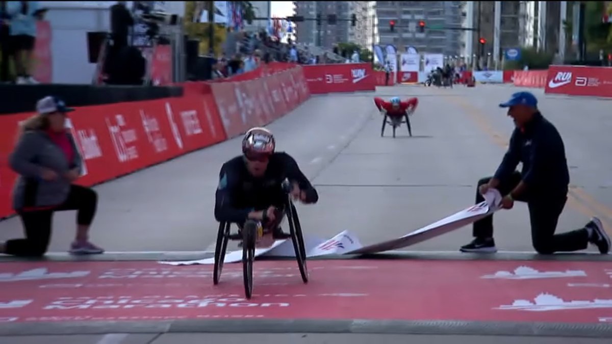 Maratón de Chicago: Hug gana carrera en silla de ruedas – Telemundo Chicago