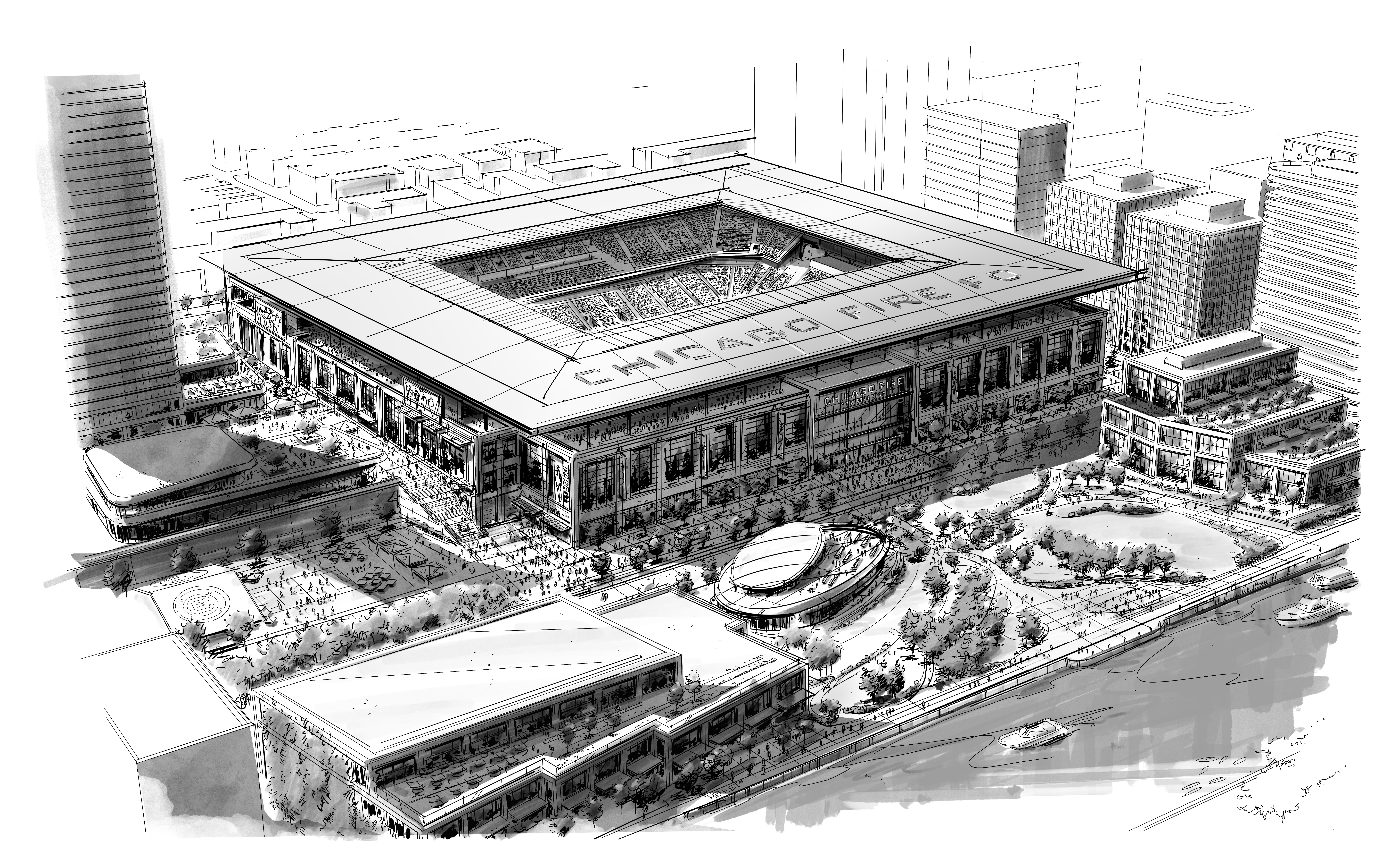 Chicago Fire construirá un nuevo estadio en el terreno The 78 ...