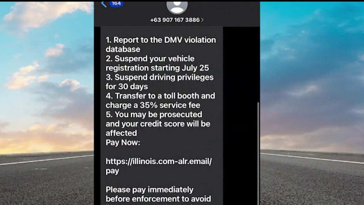 DMV de Illinois advierte sobre falsos mensajes de texto enviados a ...