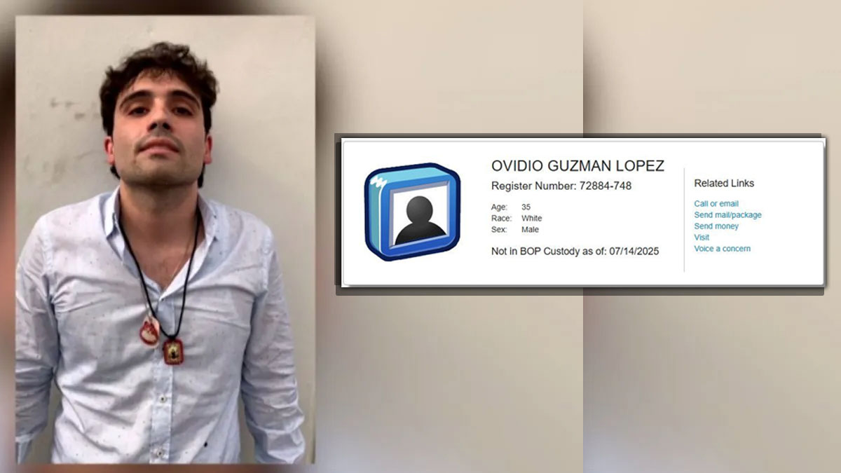 ¿Salió Ovidio Guzmán de la cárcel en EEUU? Esto es lo que se sabe ...
