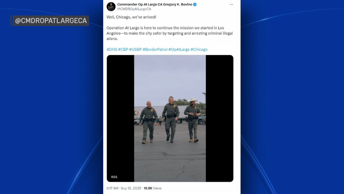 “Chicago, hemos llegado”: Greg Bovino anuncia un nuevo operativo ...