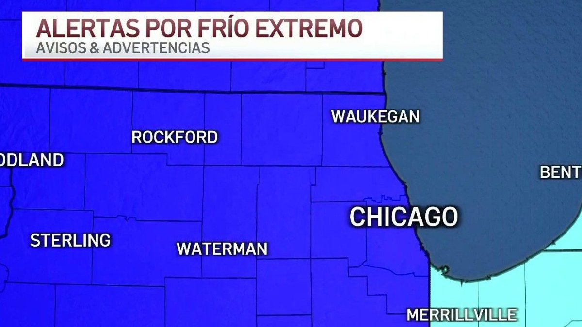 Mapa: Áreas más frías y sensaciones térmicas extremas en Chicago ...