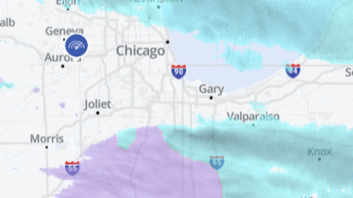 Nieve, aguanieve, lluvia helada en el área de Chicago – Telemundo Chicago