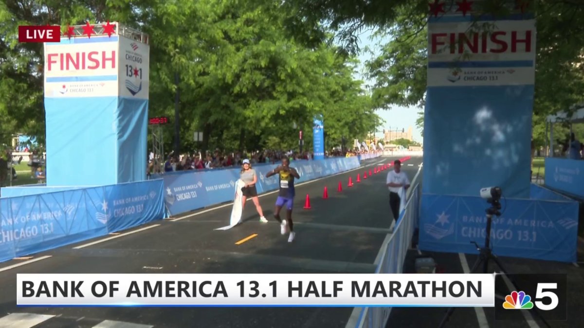 Ganadores del medio maratón del Bank of America 13.1 de Chicago ...